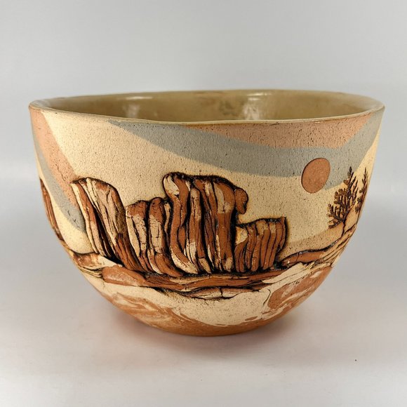 Brigitte Haag | Dining | Vtg Brigitte Haag Bowl Studio Art Pottery ...